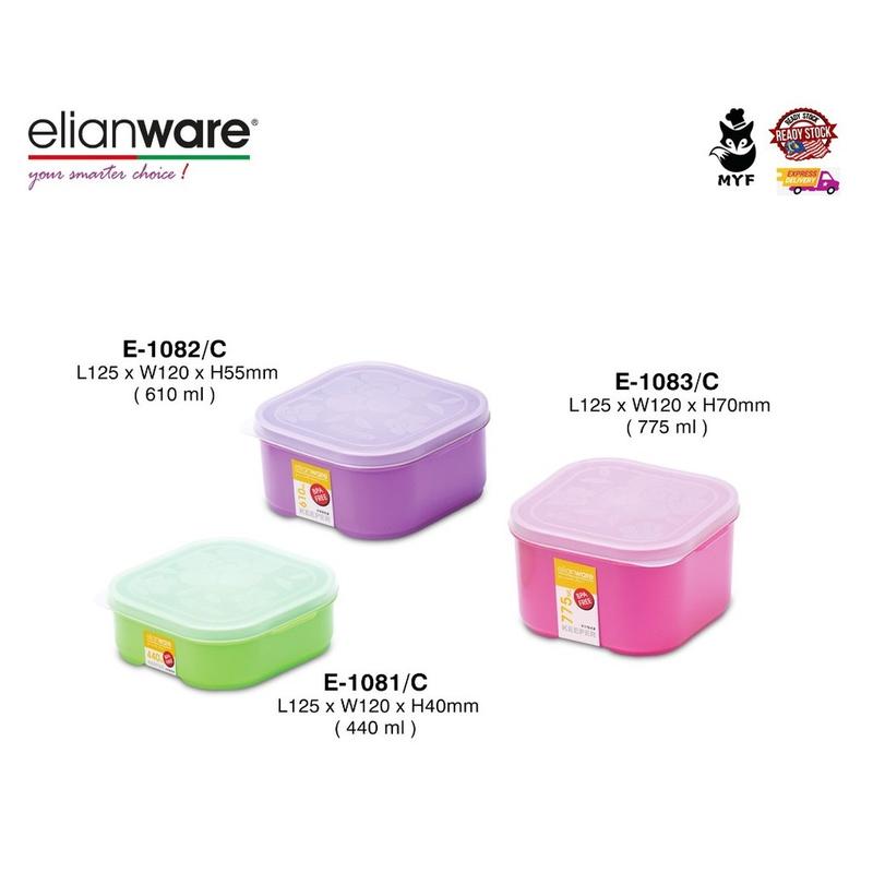 Elianware E-1083/C (775ml) Food Container Food Storage Rectangle ...