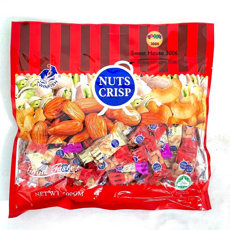 Twinfish 500G Nuts Crisp Peanut Candy Childhood Snack Makana - TikTok ...