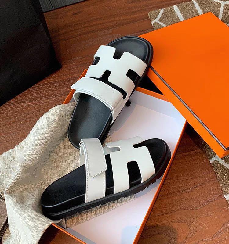 Summer Fashion Casual Non-slip H-Strap Platform Soft Soled Slide ...