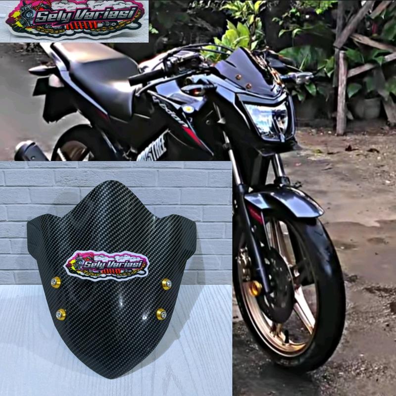 VISOR YAMAHA VIXION NEW NVL LIGHTNING MODEL TERBARU WINDSHIELD - Shop ...