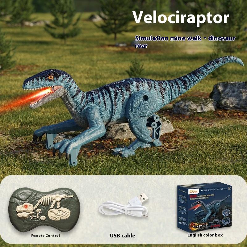 Children's Remote Control Raptor Tyrannosaurus 2.4G Five-Way - TikTok ...