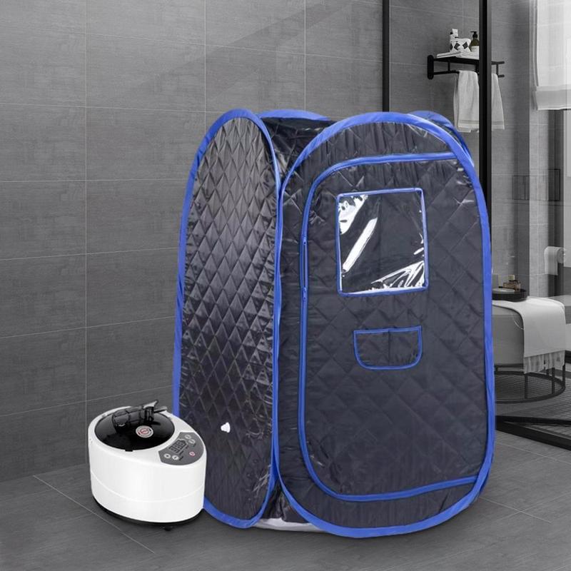 Folding Steam Sauna 3L Foldable Fast Heating Home SPA Full Body Steam ...
