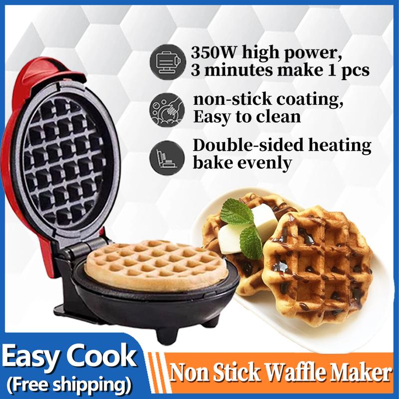 MMNS Mini Electric Waffles Maker Bubble Egg Cake Oven Breakfast ...
