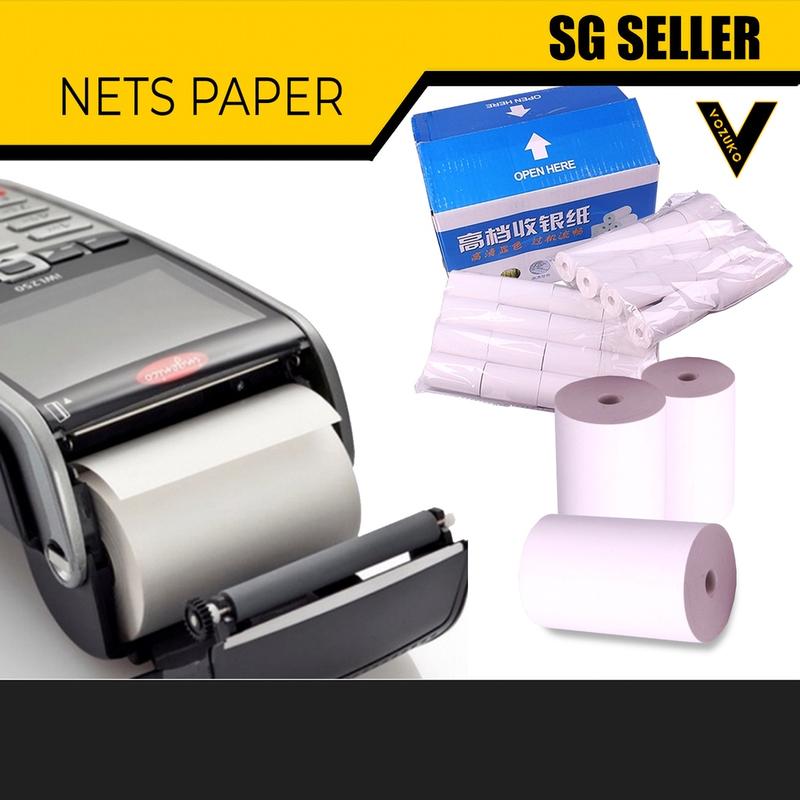 Nets Paper Roll/ Credit card Machine / POS/ thermal Paper LOWEST ...