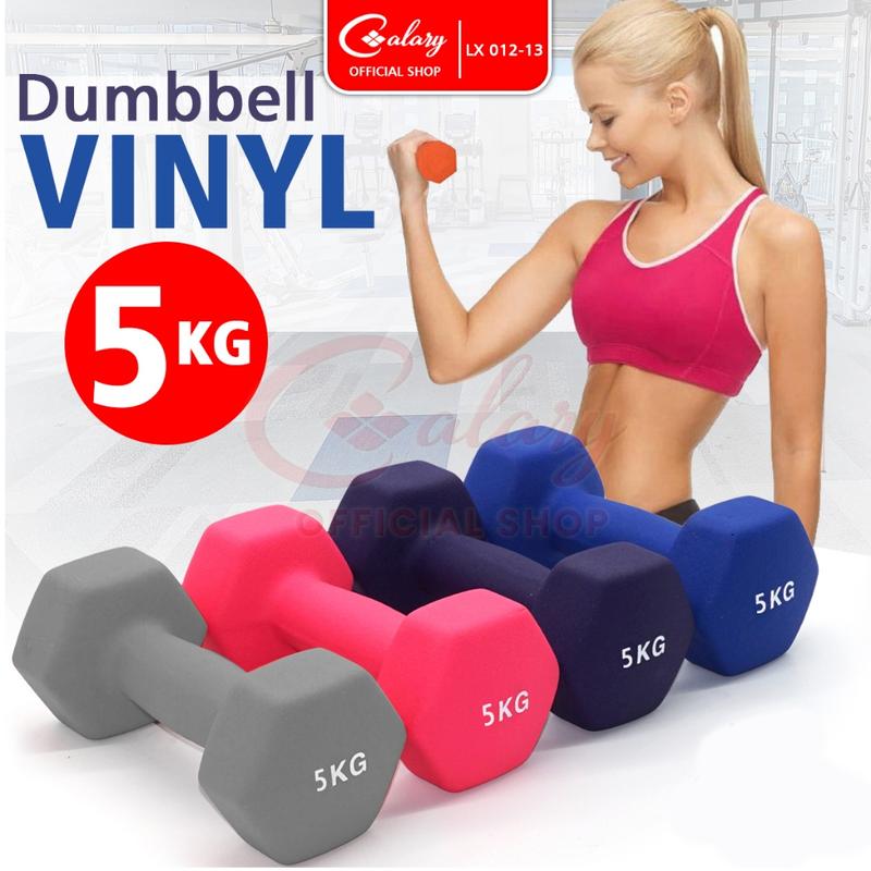 Dumbell Mini 5 kg Bahan Neoprene Angkat Beban 012-13 TERLARIS - Shop ...