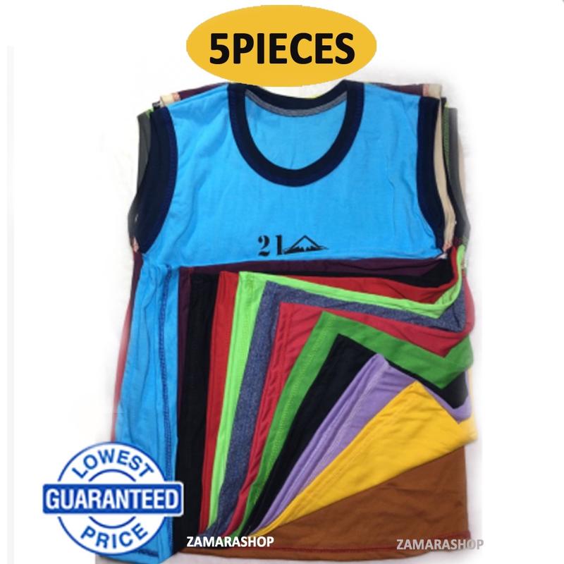 5 PIECES - Boy’s Muscle Sando for 4-6 / 7-8/ 9-14 years old Assorted ...