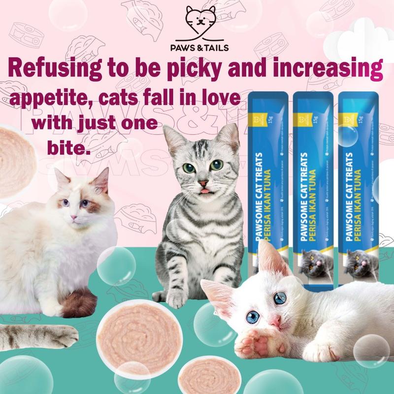 Cat Stick Snack Wet Food 50PCS/100PCS Tuna flavor 15g （Read - TikTok ...