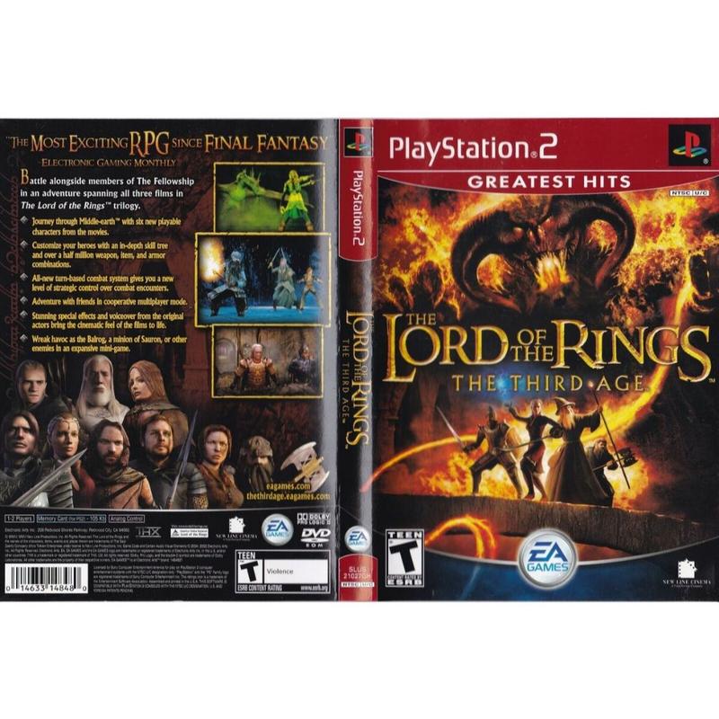 PS2 Lord of the Rings, The - The Third Age (DVD GAME) - TikTok Shop ...