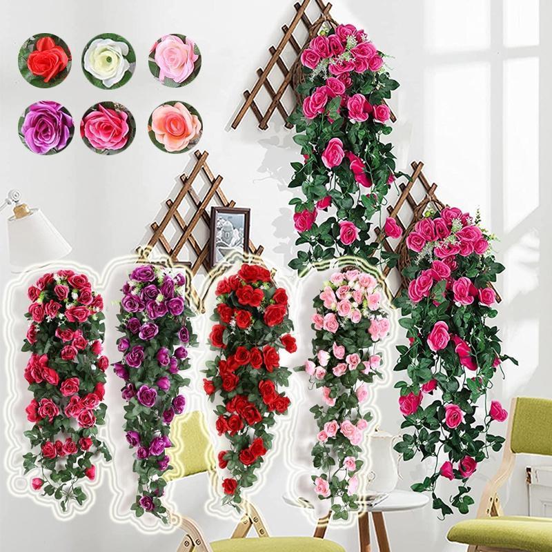 New Anggur Bunga Mawar Tiruan, Jualan Panas, Tumbuhan Palsu, - TikTok ...