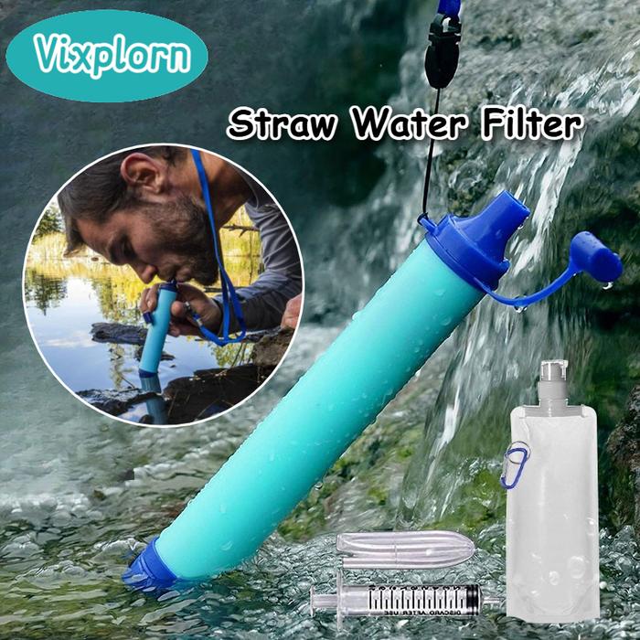 Promo Vixplorn 1 Set Straw Water Filter Filter Air Minum Filter Air ...