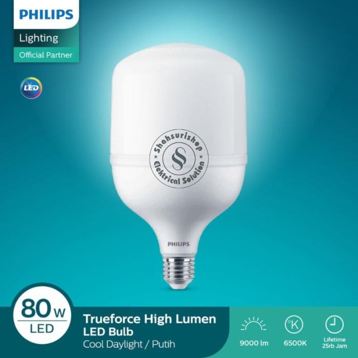 Jual PHILIPS LAMPU LED TRUEFORCE CORE 80 WAT E40 6500K BERGARANSI ...