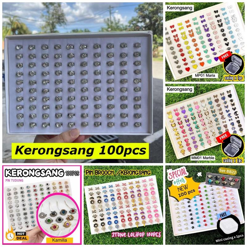 Kerongsang SL Super Link Pin Tudung Brooch Butang Tudung Pin - TikTok ...