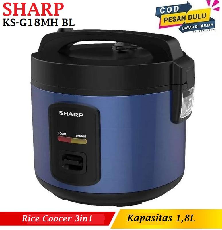 Magicom SHARP KS-G18MH BL Rice Cooker 1,8 Liter 3in1 Multifungsi - Shop ...