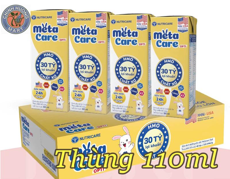 Thùng 48 Hộp 110ml-Sữa Công Thức Pha Sẵn Meta Care Opti Dinh - TikTok ...