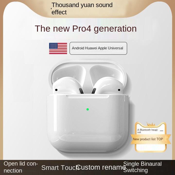 Alat Dengar Bluetooth Tanpa Wayar, Pro4 Binaural dalam Telinga ...