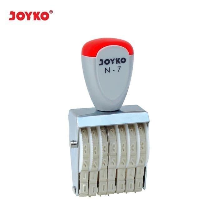 Jual Stempel Angka 7Digit JOYKO N7/Stempel Nomor/Number Stamp/Stamp ...