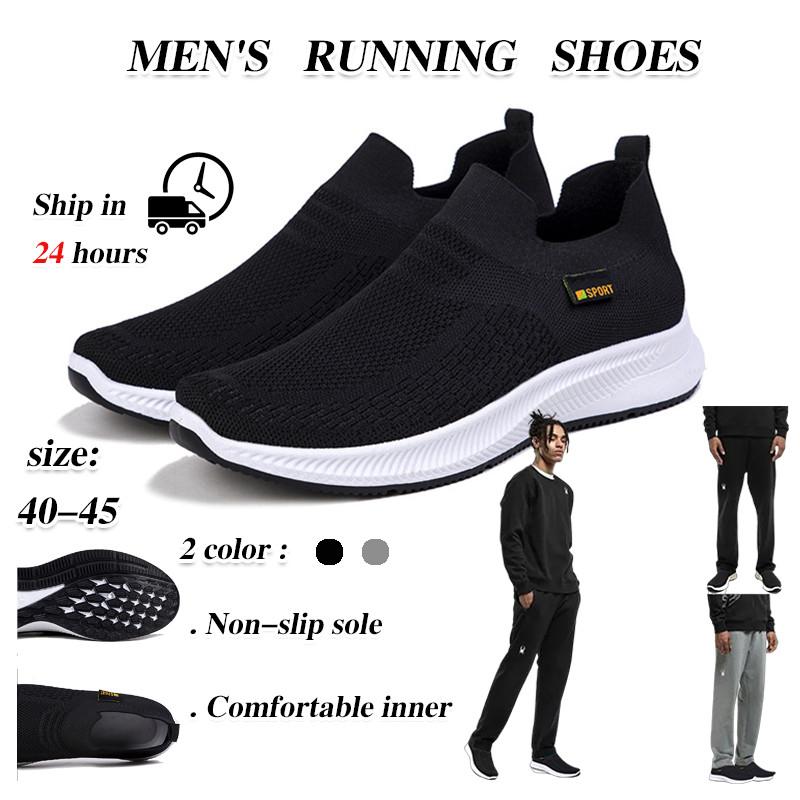 [COD] Running Mesh Shoes For Men Breathable Sports Sneakers Outdoor ...