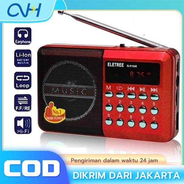 【Ready Stock COD】 Radio Bluetooth JOC Digital FM/SD/USB/MP3 Player ...
