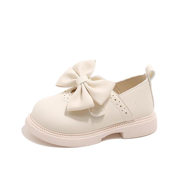 Girls White Shoes for Kindergarten School Fashion Casual Flats Kids ...