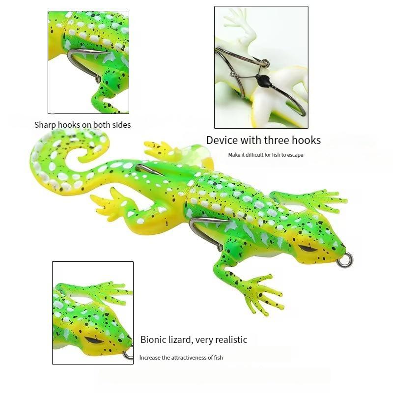 Biomimetic lizard fishing bait - lure lizard - TikTok Shop Singapore