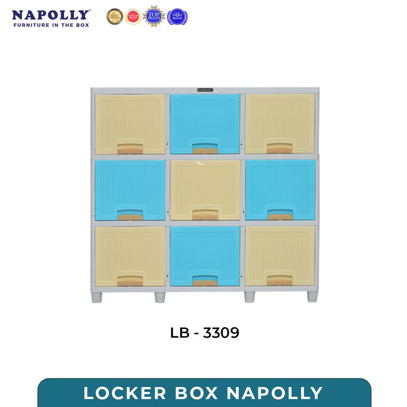Napolly Locker Box 9 ruang penyimpanan - Shop | Tokopedia