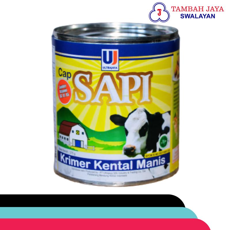 Ultra Jaya Cap Sapi Krimer Kental Manis 375gr - Shop | Tokopedia