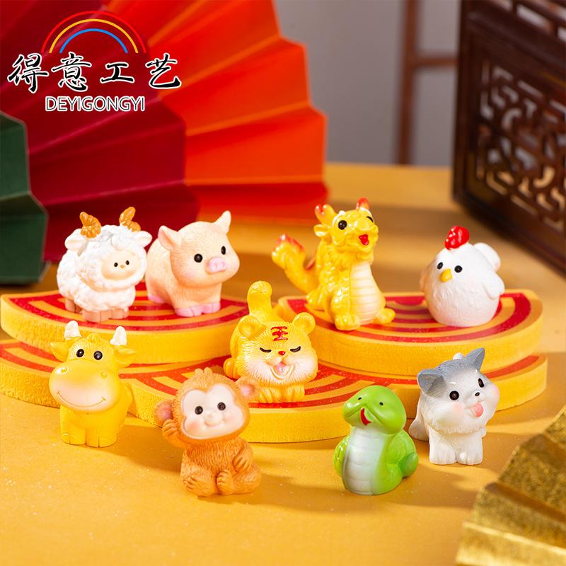 Zodiac Decoration Rat Cow Tiger Rabbit Dragon Snake Horse An - TikTok ...