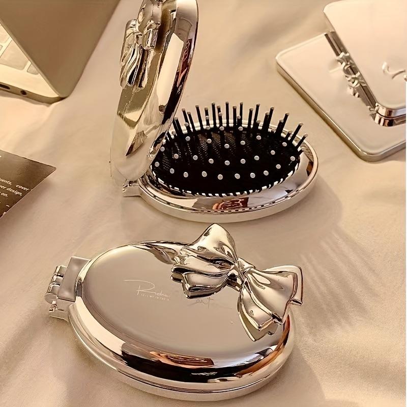 Butterfly Knot Small Comb Portable Folding Comb, Women's Air Cushion ...