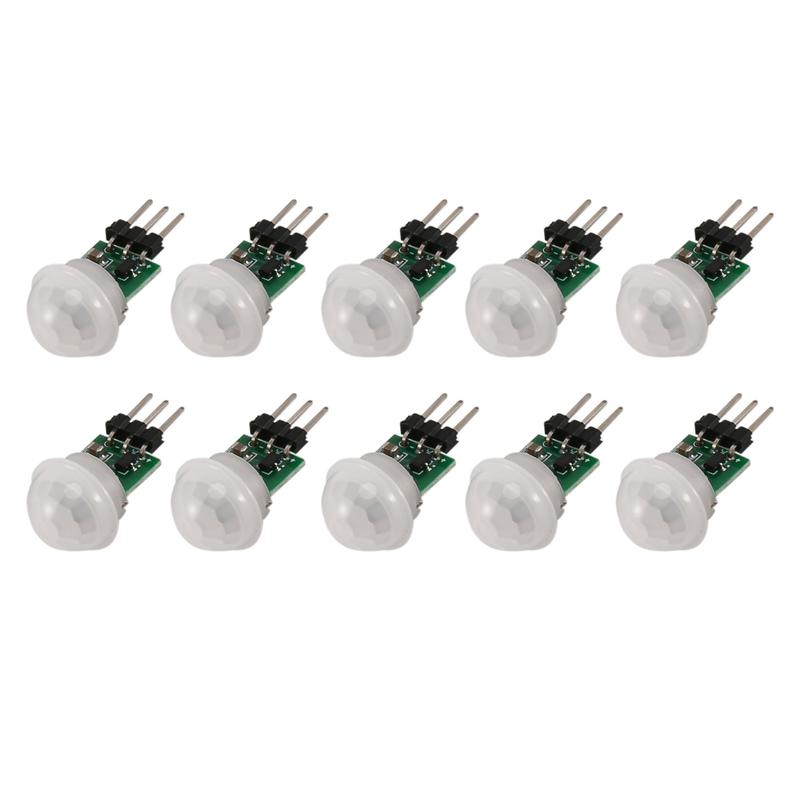 Penderia gerakan manusia mini AM312, 10 keping, modul IR piroelektrik ...