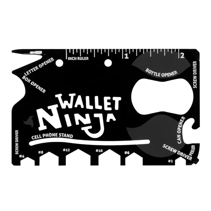 G110 Wallet Ninja 18 in 1 Multi-purpose Credit Card Size Pocket ...