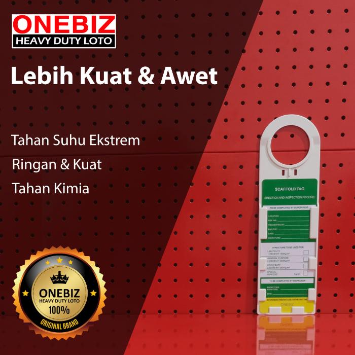 Jual ONEBIZ LOTOTO (Lockout Tagout Tryout) Scaffold Holder Tag ...