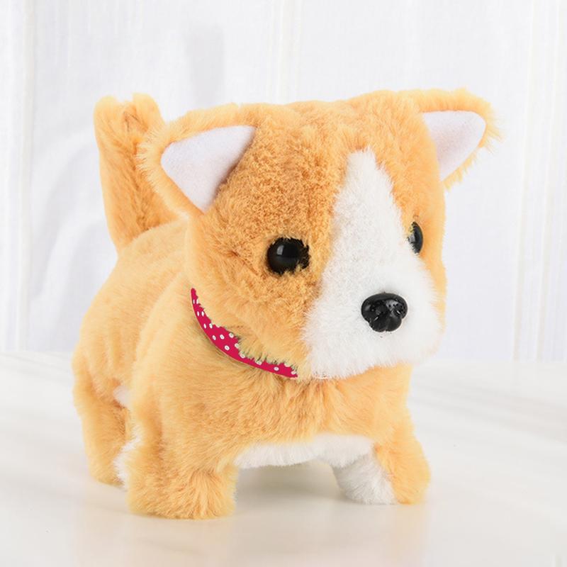 Robot Dog Toy Barking Plush Puppy Interactive Smart Dog Walking ...