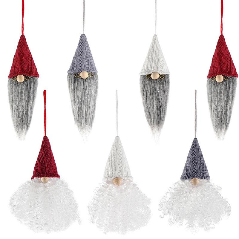 Faceless Santa Claus Beard Doll Pendant Holiday Party Scene - TikTok ...