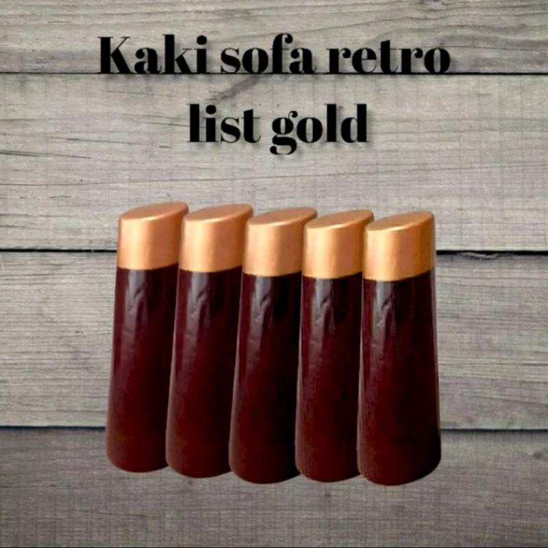 Kaki sofa miring/lurus list gold - Shop | Tokopedia