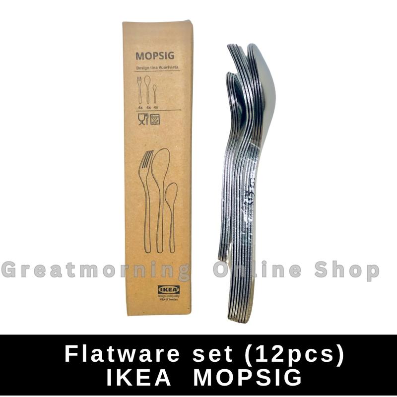 Ikea MOPSIG 12pcs-Flatware / Silverware Set, Stainless Spoon - TikTok ...