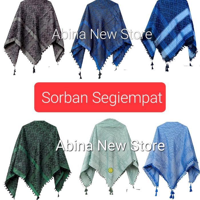 Jual Sorban Segiempat Fleece Dewasa Souvenir Acara Haji dan Umroh ...