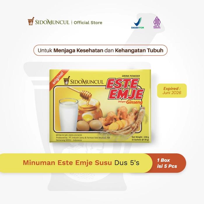 Jual [ED Jun 2026] Sido Muncul Minuman Este Emje Susu 5's ...