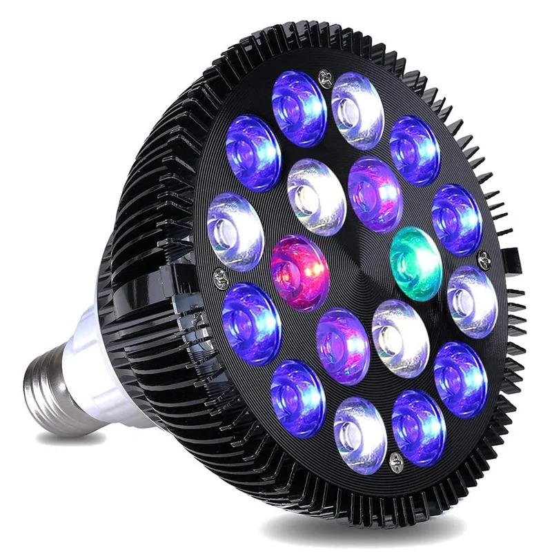 LED Aquarium Light Bulb PAR38 54W LED Aquarium Lighting Bulb Full ...