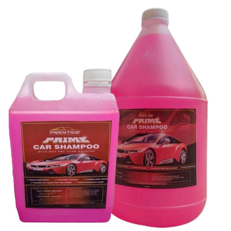 Prestige Prime | CAR SHAMPOO Wax and Foam Booster Liter Gallon - TikTok ...