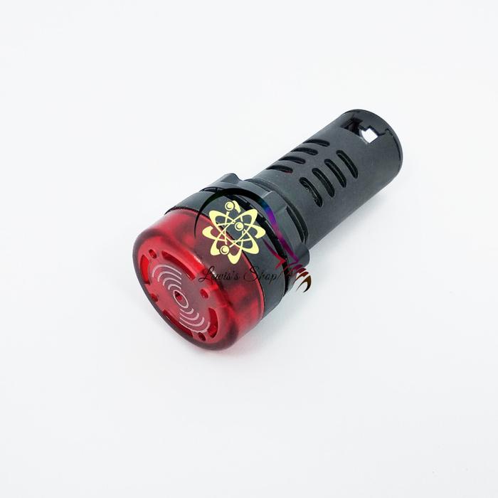 Promo Pilot Lamp Flash Buzzer AD16-22SM LED Light Beeper Alarm Signal ...