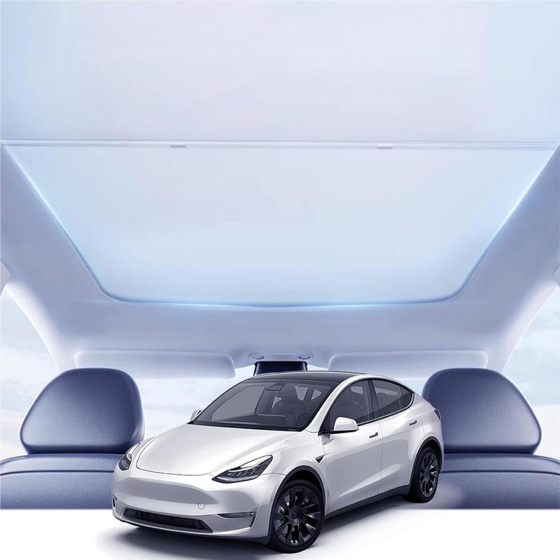 Roof Sunshades for Tesla Model Y 2025, Upgraded Full Coverage Sunroof ...