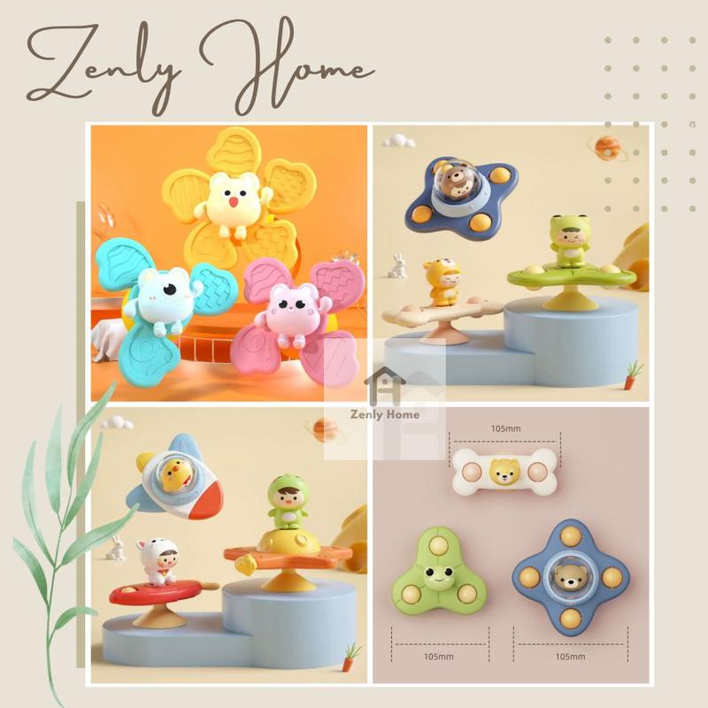 Zen015 - Fidget Spinner Mainan Mandi Bayi Spinner Putar Mainan - Shop ...