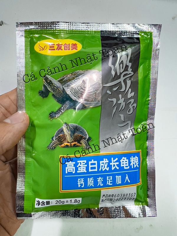 THỨC ĂN CAO CẤP CHO RÙA, BABA PROTEIN DINH DƯỠNG GÓI 20G - TikTok Shop ...