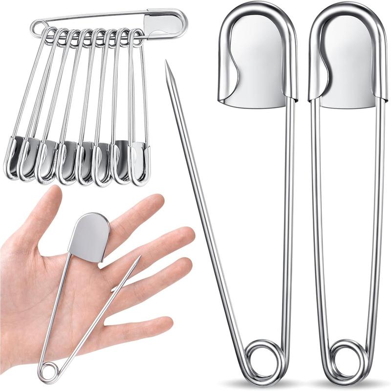 20 count 5 Inch Stainless Steel Safety Pins Large Heavy Dut - TikTok Shop