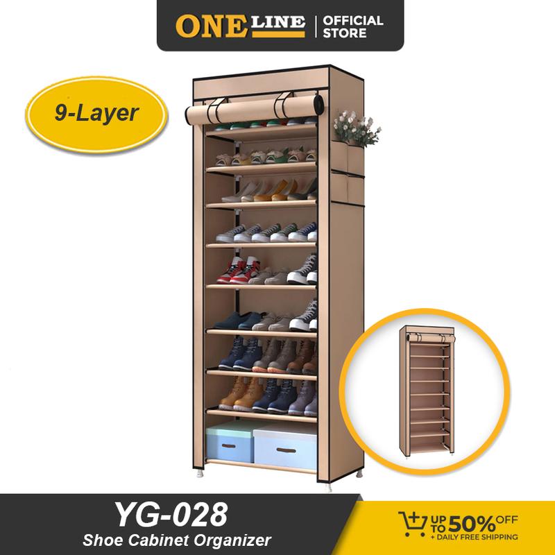 ONELINE l YG028 Shoe Cabinet Fabric Shoe Rack 9-Layer - TikTok Shop ...