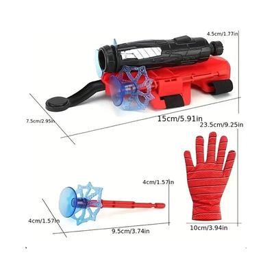Travel Spider Web Design Wrist Launcher, 1 Piece Funny Spider Glove ...
