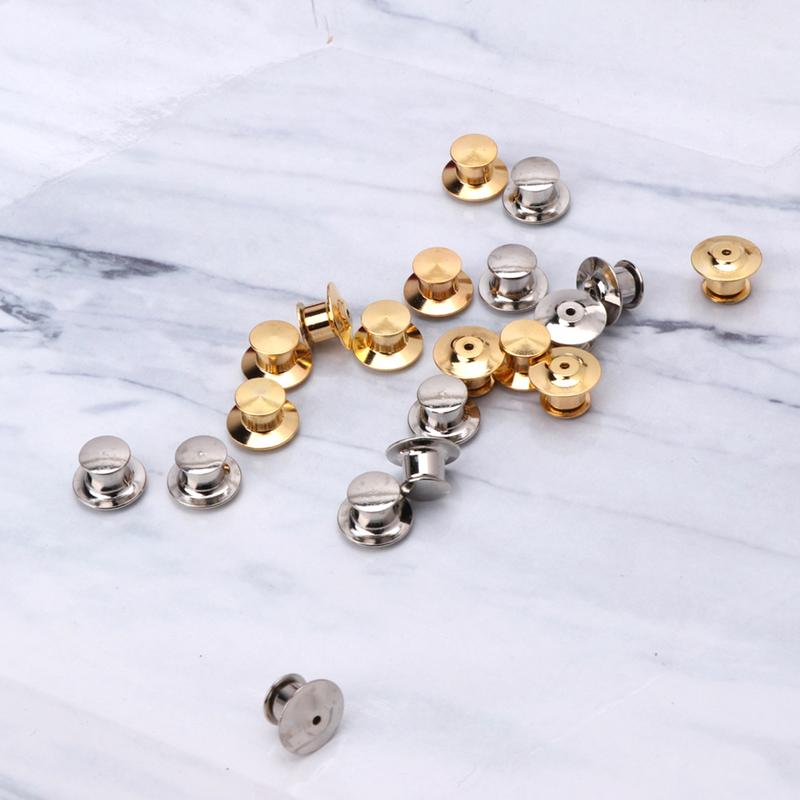 Zhen 10 Pieces/Set Metal Pins Keepers Pin Backs Locking Clasp - TikTok ...