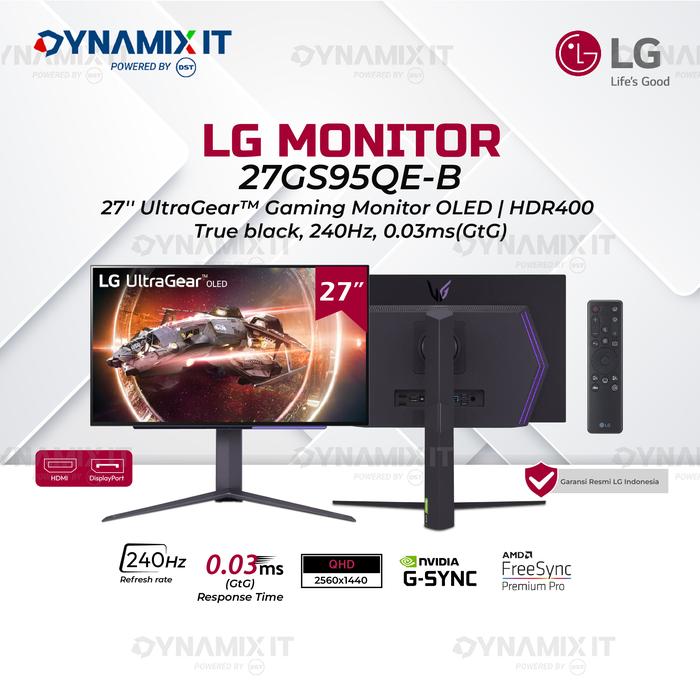 Promo [+Palet Kayu] Monitor LG 27GS95QE-B 27" Gaming Monitor OLED ...
