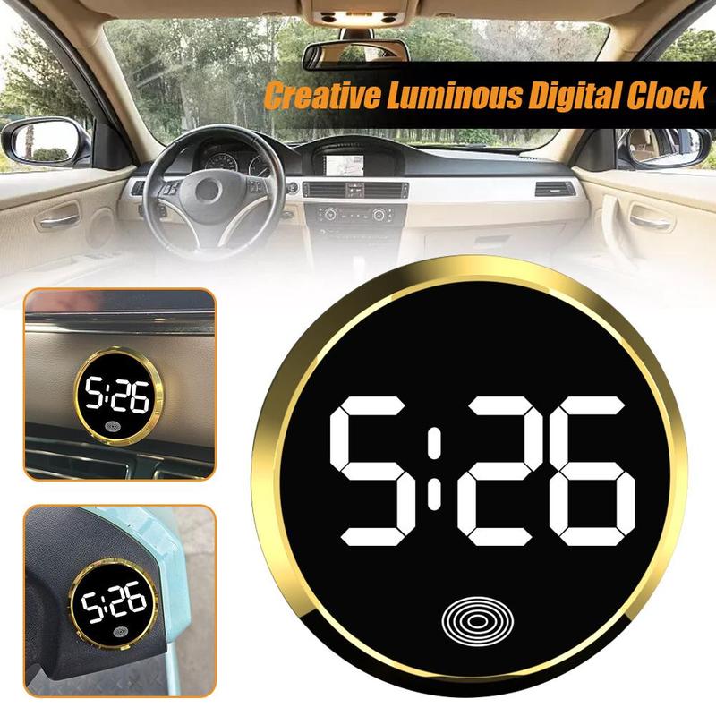 Jam Kereta, Saiz Mini, Jam Digital Dalaman, Hitam, untuk Kereta ...