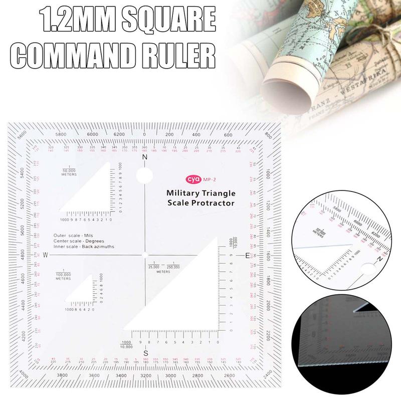 5x5'' Military MGRS Coordinate Scale Map Reading and Land Navigation ...